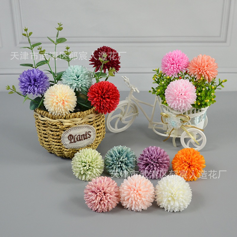 Jual Bunga Krisan 7cm Satuan Flower Chrysantium Tenis Bentuk Bulat ...