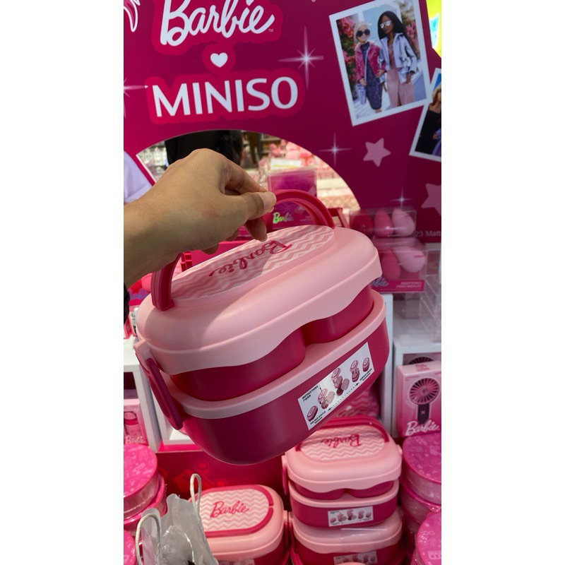 Jual Bento box/Tempat makan Barbie x Miniso | Shopee Indonesia