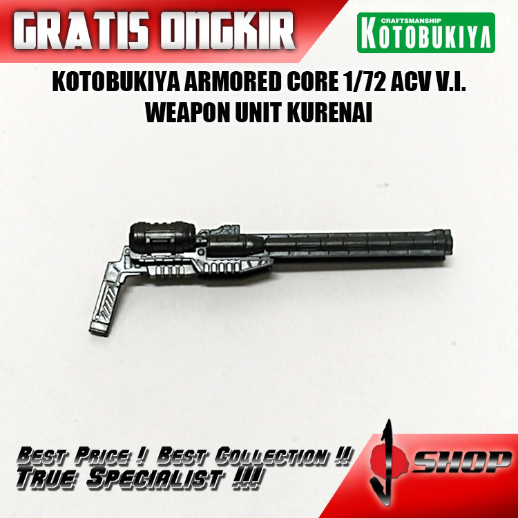 Jual KOTOBUKIYA ARMORED CORE 1/72 ACV V.I. WEAPON UNIT KURENAI KOTO191 | Shopee Indonesia