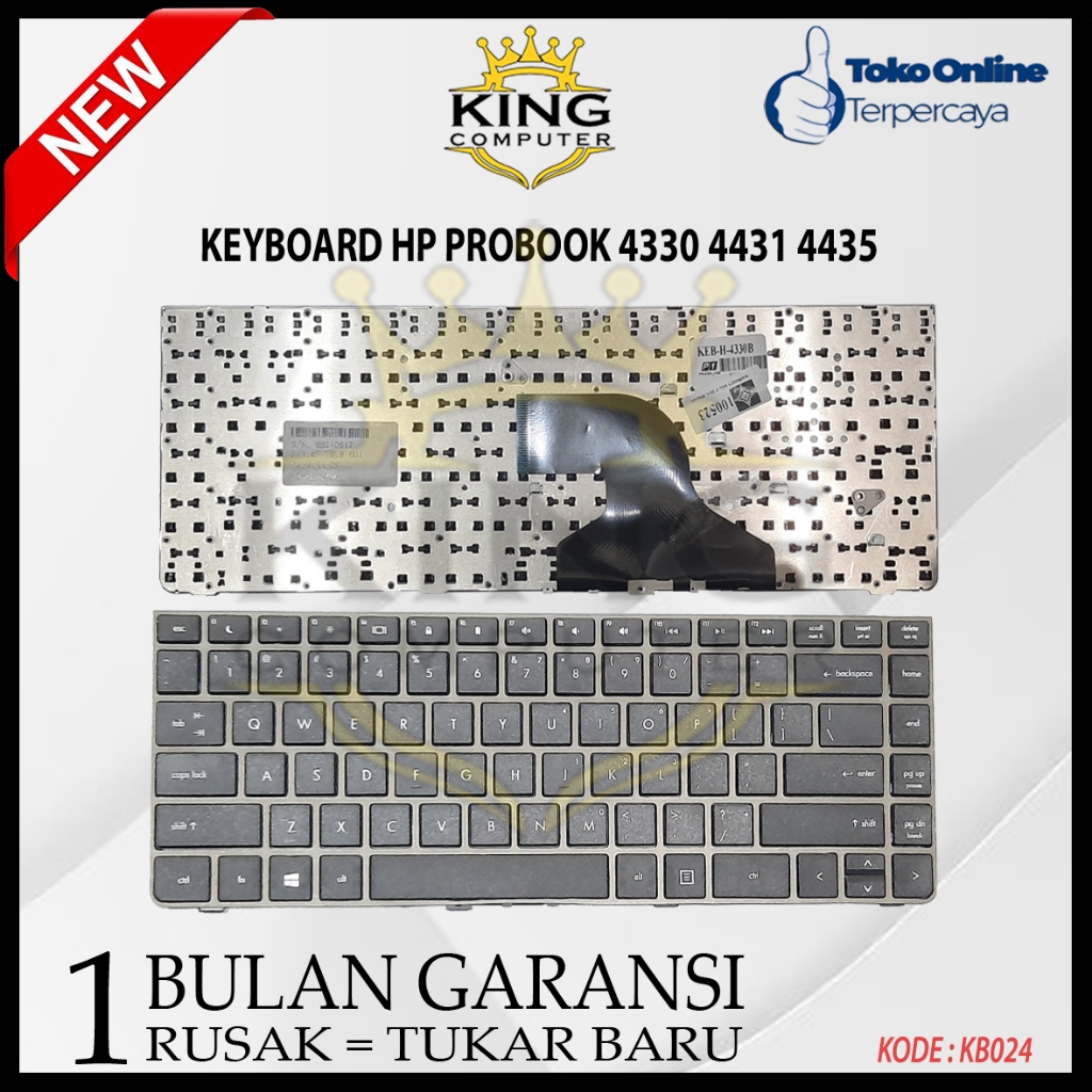 Jual KEYBOARD HP PROBOOK 4330 4430S 4331S 4431S 4435S 4436S 4330S 4430S ...