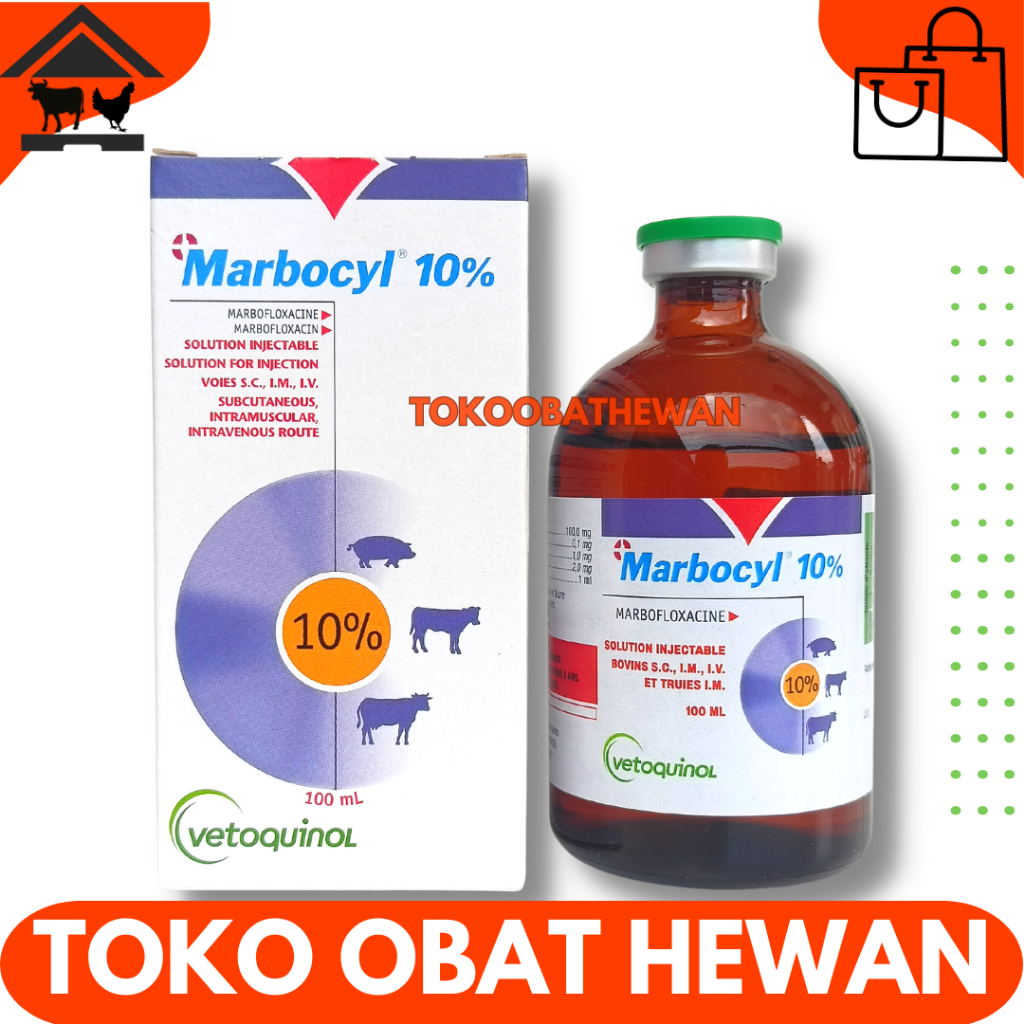 Jual MARBOCYL 10% 100ML - Obat Spesialis Pernafasan & Mastitis Hewan ...
