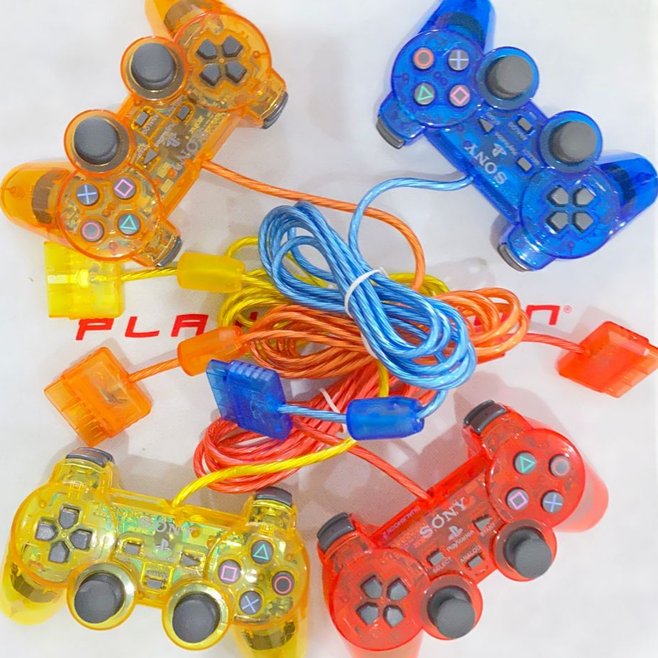Jual Stick PS2 kabel Serat warna TRANPARAN | Shopee Indonesia