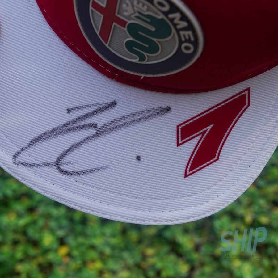 Jual RAIKKONEN driver cap 2021 F1 original ALFA ROMEO SIGNED formula 1 ...