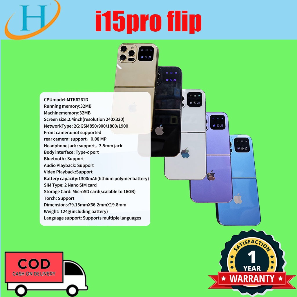 Jual HP FLIP i15pro Lipat phone jadul ori | Shopee Indonesia