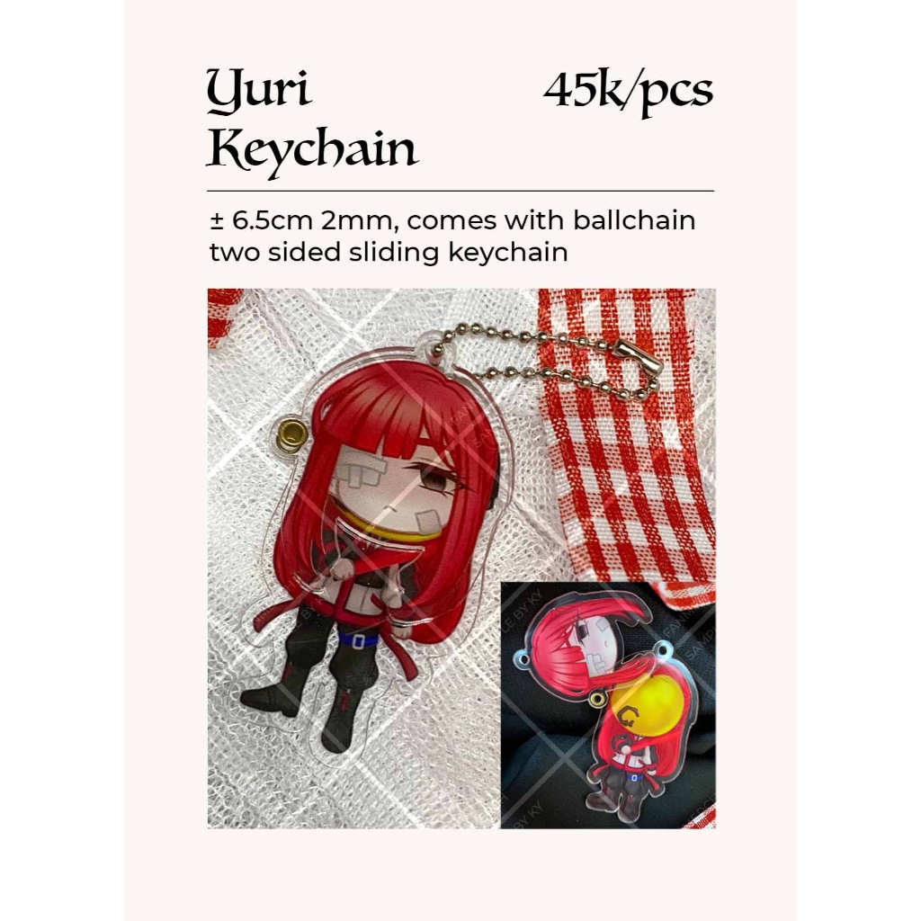 Jual [Fanmerch] Yuri Limbus Company Sliding Keychain | Shopee Indonesia