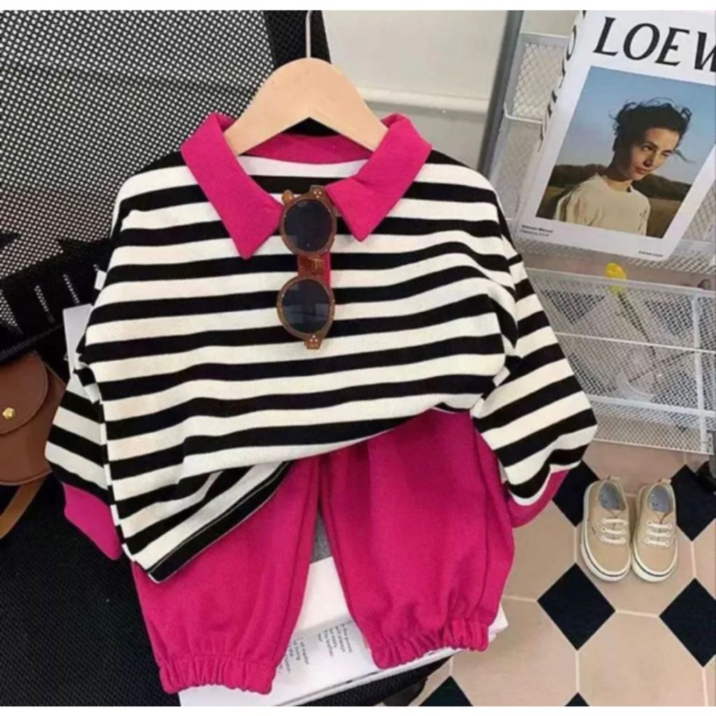 Jual SETELAN ANAK BAJU ANAK MODEL SALUR BISA PILIH WARNA BAJU ANAK DAN ...