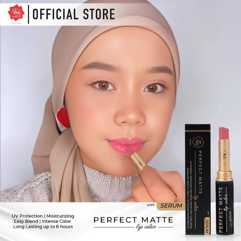 Jual Viva Queen Perfect Matte Lip Color with Serum | Shopee Indonesia