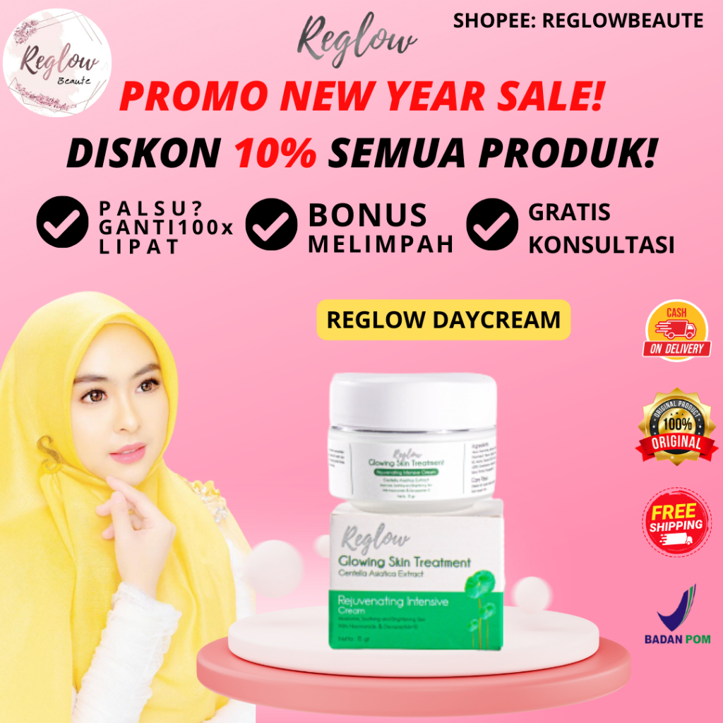 Jual PROMO 7:7 DAY CREAM Reglow dr Sindy Skincare Pencerah Wajah ...