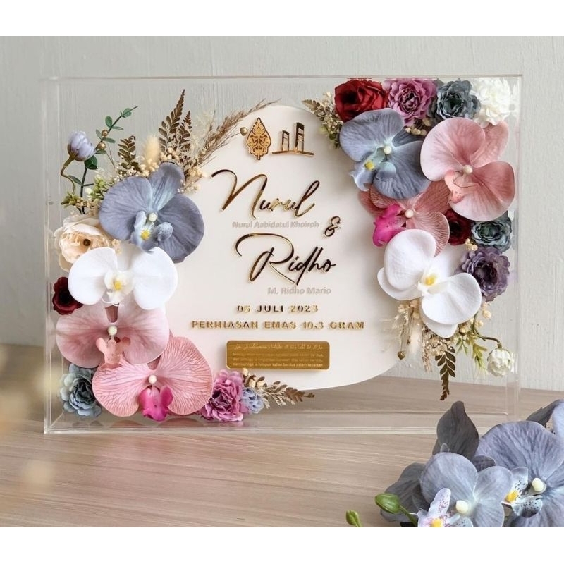 Jual [size 30x40] @crisanmahara_id Bingkai mahar Seserahan nikah ...