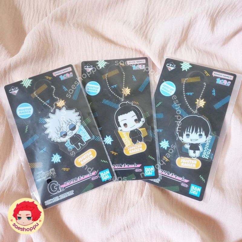 Jual [OFFICIAL] Gojo Geto Toji acrylic keychain | Jujutsu Kaisen ...
