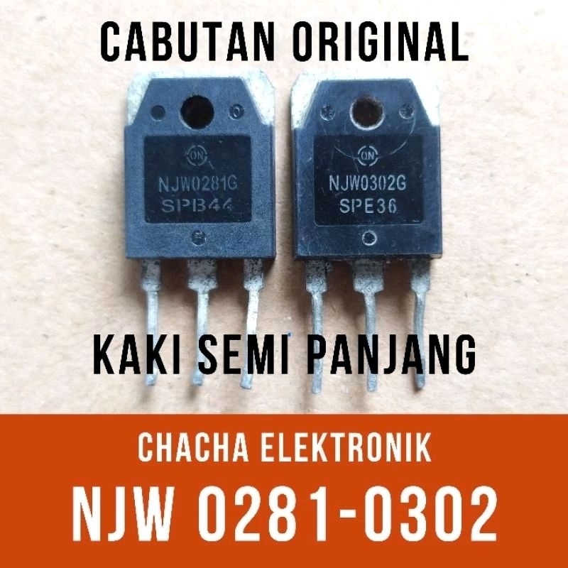Jual ORIGINAL NJW0281 NJW0302 NJW 0281 NJW 0302 ( 1 Set ) | Shopee Indonesia