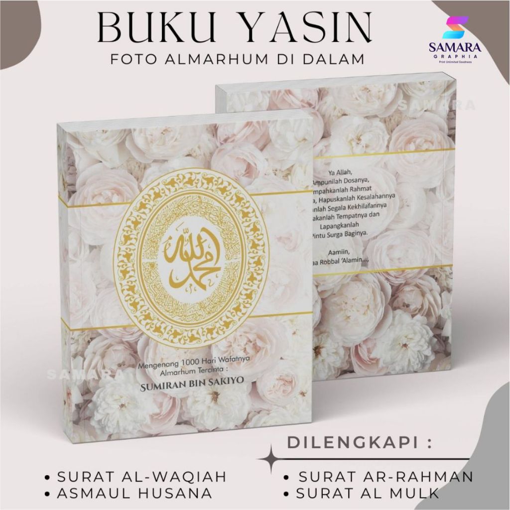 Jual BUKU YASIN DAN TAHLIL SOFTCOVER CUSTOM CETAK YASIN LENGKAP FOTO ...