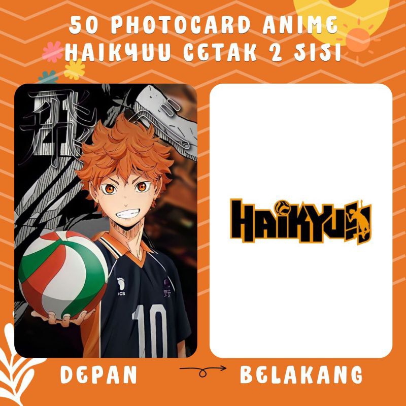 Jual [50 PCS] PHOTOCARD ANIME HAIKYUU UNOFFICIAL CETAK 2 SISI TERMURAH ...