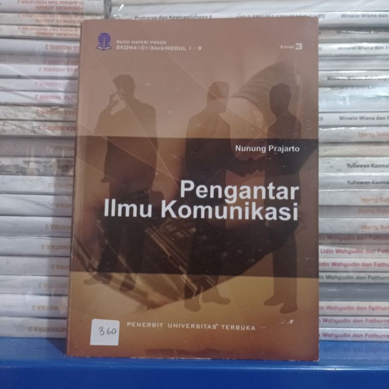 Jual buku PENGANTAR ILMU KOMUNIKASI BY NUNUNG PRAJARTO UT EDISI 3 | Shopee Indonesia