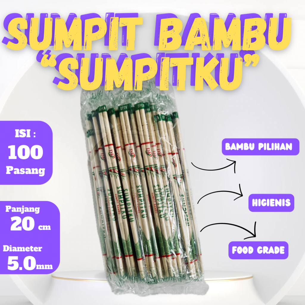 Jual SUMPIT BAMBU IMPORT STERIL/ SUMPIT MURAH (ISI 100) | Shopee Indonesia