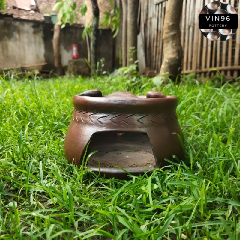 Jual Anglo/tungku jangil D16cm gerabah tanah liat | Shopee Indonesia