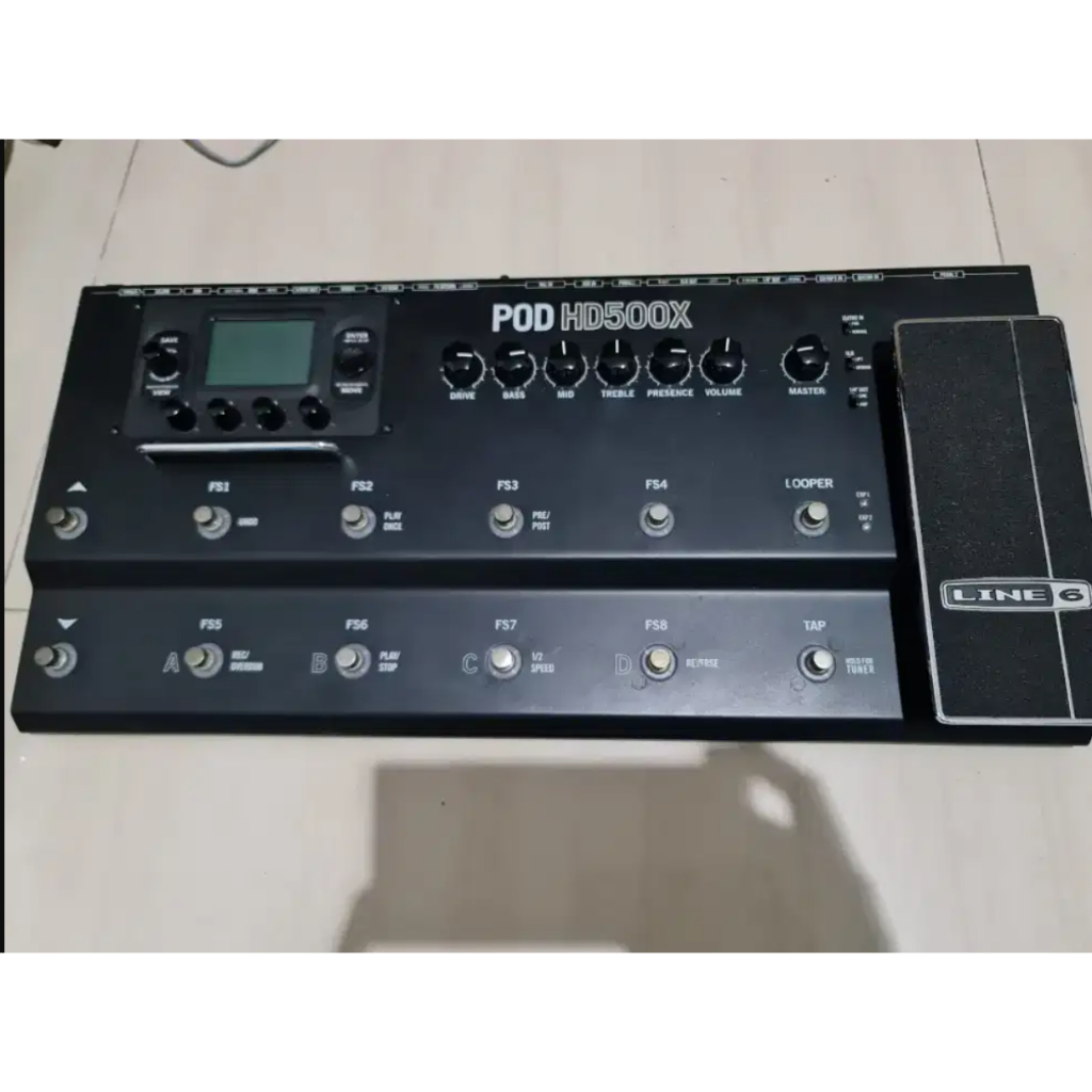 Jual Line 6 Line6 pod hd500x multieffect (NO boss, zoom, nux, valeton ...