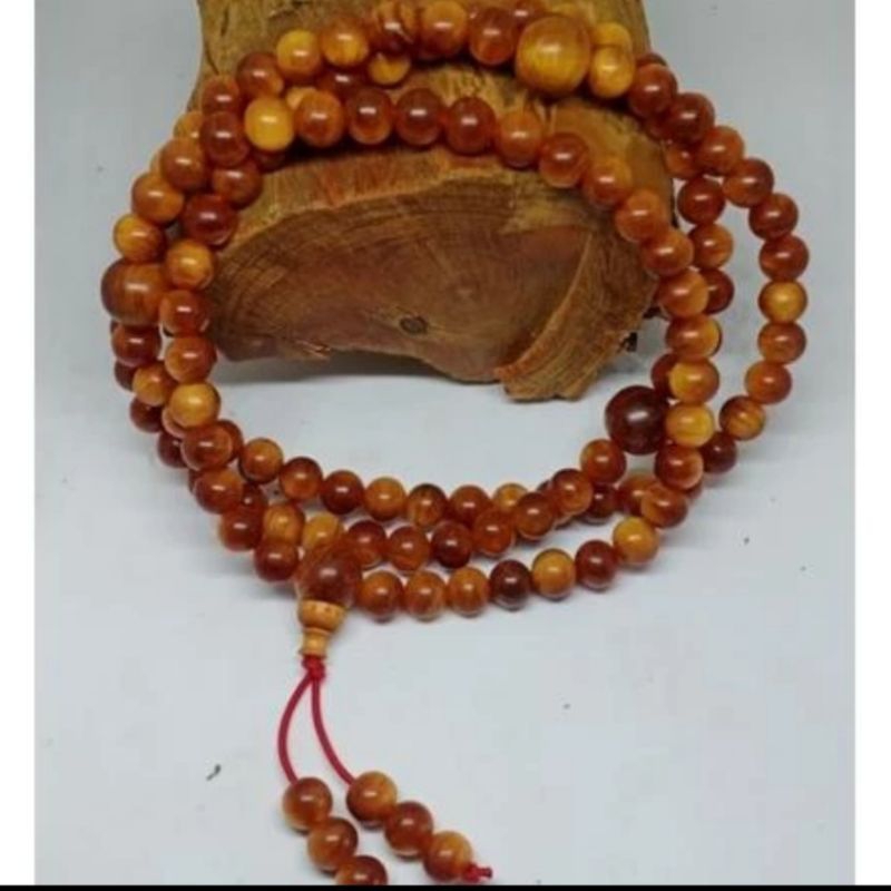 Jual Tasbih 108 Kayu Raja Agathis Super 8 mm | Shopee Indonesia