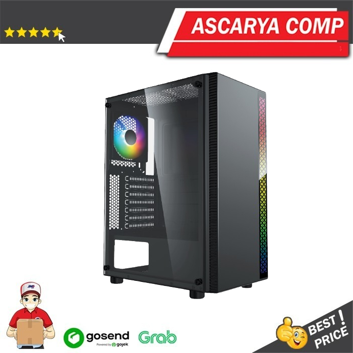 Jual INFINITY FLASH V4 Tempered Glass - ATX, mATX / Casing Gaming ...