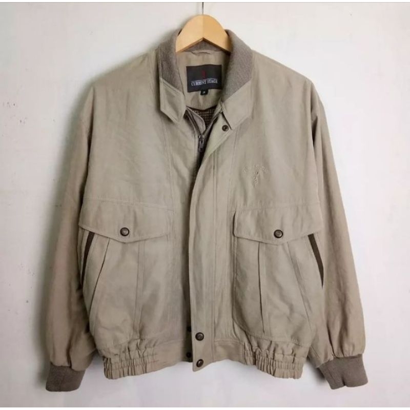 Jual Jacket Harington Vintage Current Stage | Shopee Indonesia