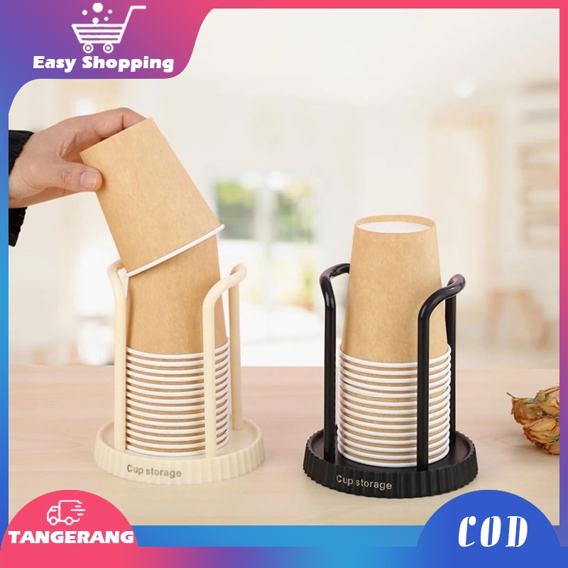 Jual Rak Cup Holder 1 Solt Rak Gelas Cup Dispenser Paper Cup Holder Rak ...