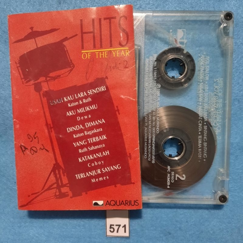 Jual Kaset pita Kompilasi Hits Of The Year 2 / Dewa Katon Bagaskara Coboy | Shopee Indonesia
