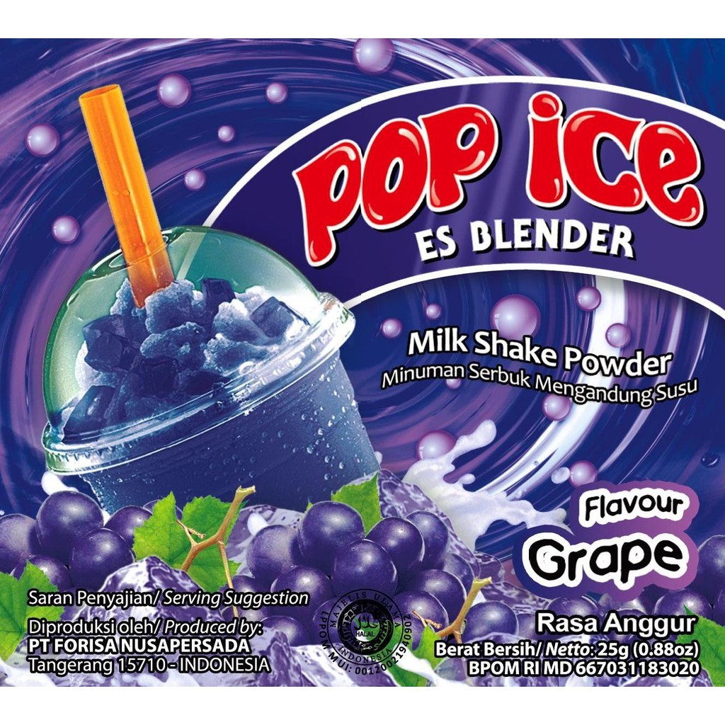 Jual POP ICE Aneka Rasa Renceng | Isi 10 Sachet | Shopee Indonesia
