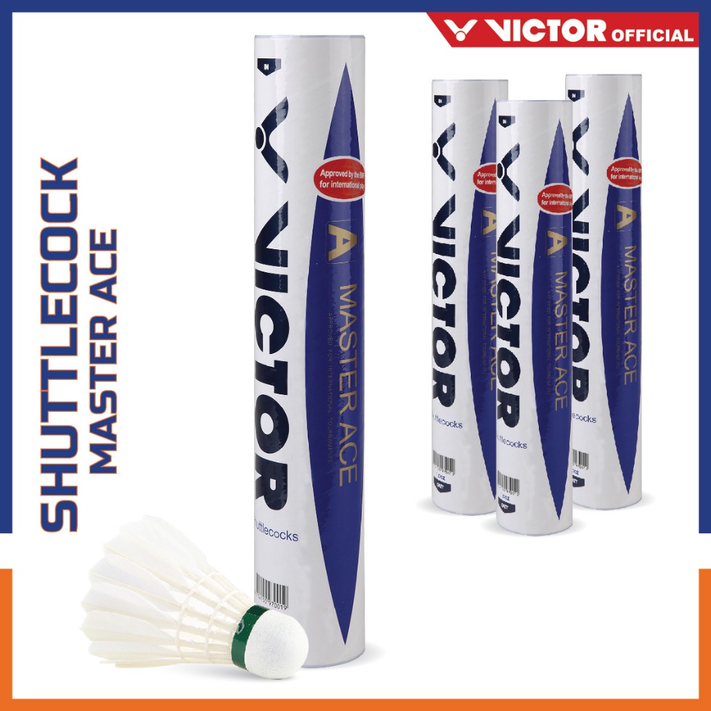 Jual Shuttlecock Kok Badminton VICTOR Masterace / Master ace | Shopee ...