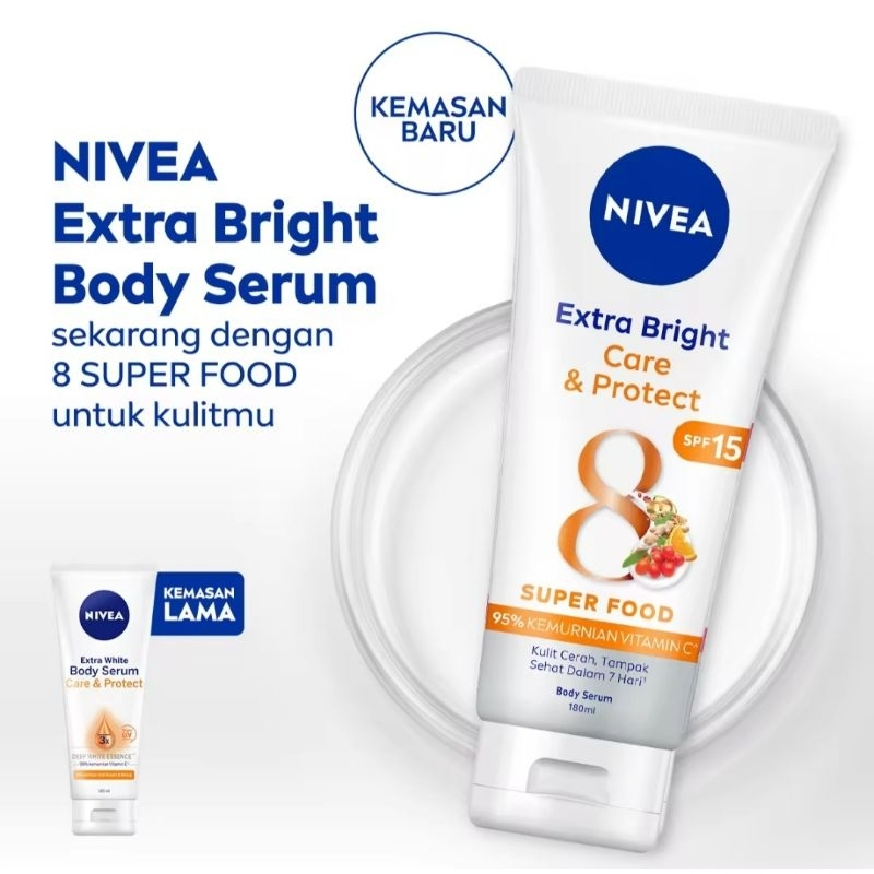 Jual [KSP] Nivea Extra Bright Care & Protect 180ml | Shopee Indonesia