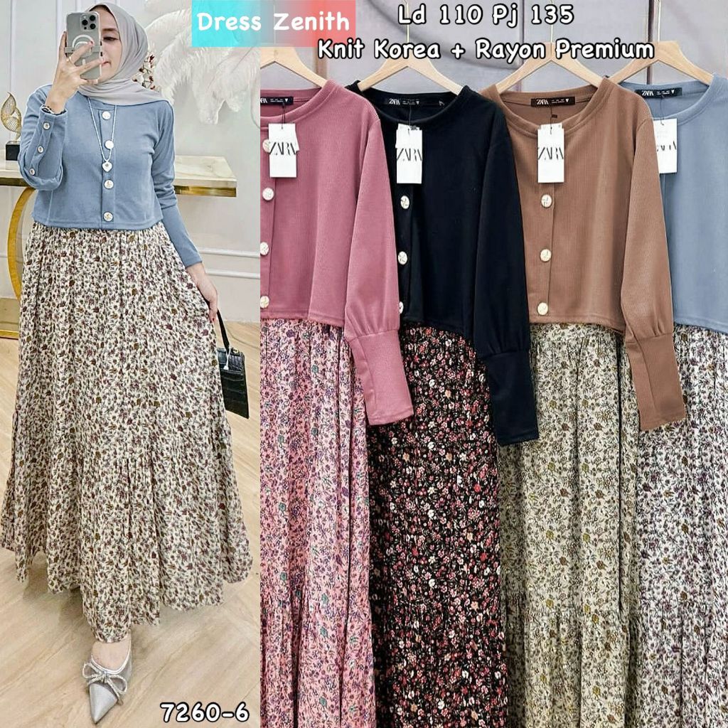 Jual Dress Zenith (LABEL ZA*A) | Shopee Indonesia