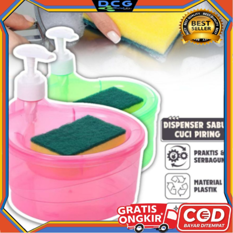 Jual Tempat Sabun Cuci Piring Viral MR.DIY 1000ml + Spons / Wadah ...