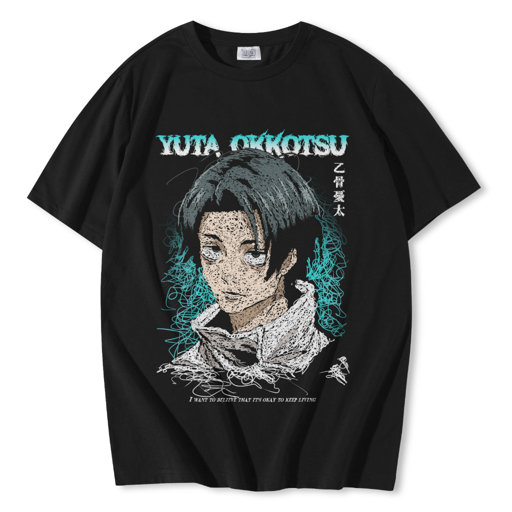 Jual Tshirt Yuta Okkotsu Scribble Art Bundling Pack Anime Manga Jujutsu ...