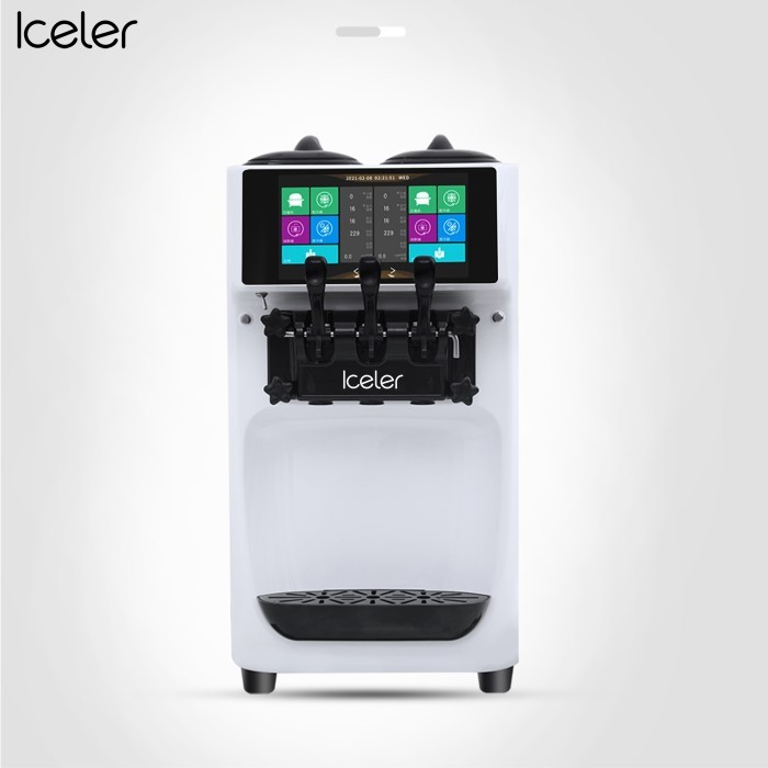 Jual Mesin Soft Es Krim Iceler Ice Cream Machine 3 Tuas 2 Sistem ...