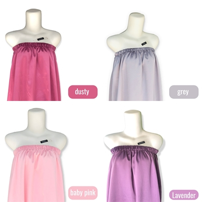 Jual Kain kemben pendek spa Kemben Salon Spa Polos Pendek Bahan SATIN ...