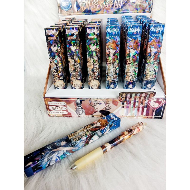Jual Pulpen blindbox pena Blinb box misteri box pen Genshin Impact ...