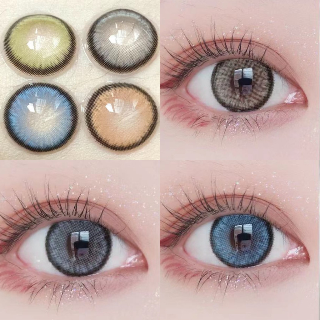 Jual [ COD] MYSTICEYES SOFTLENS DAWN SERIES Grey Blue Brown COLOR ...