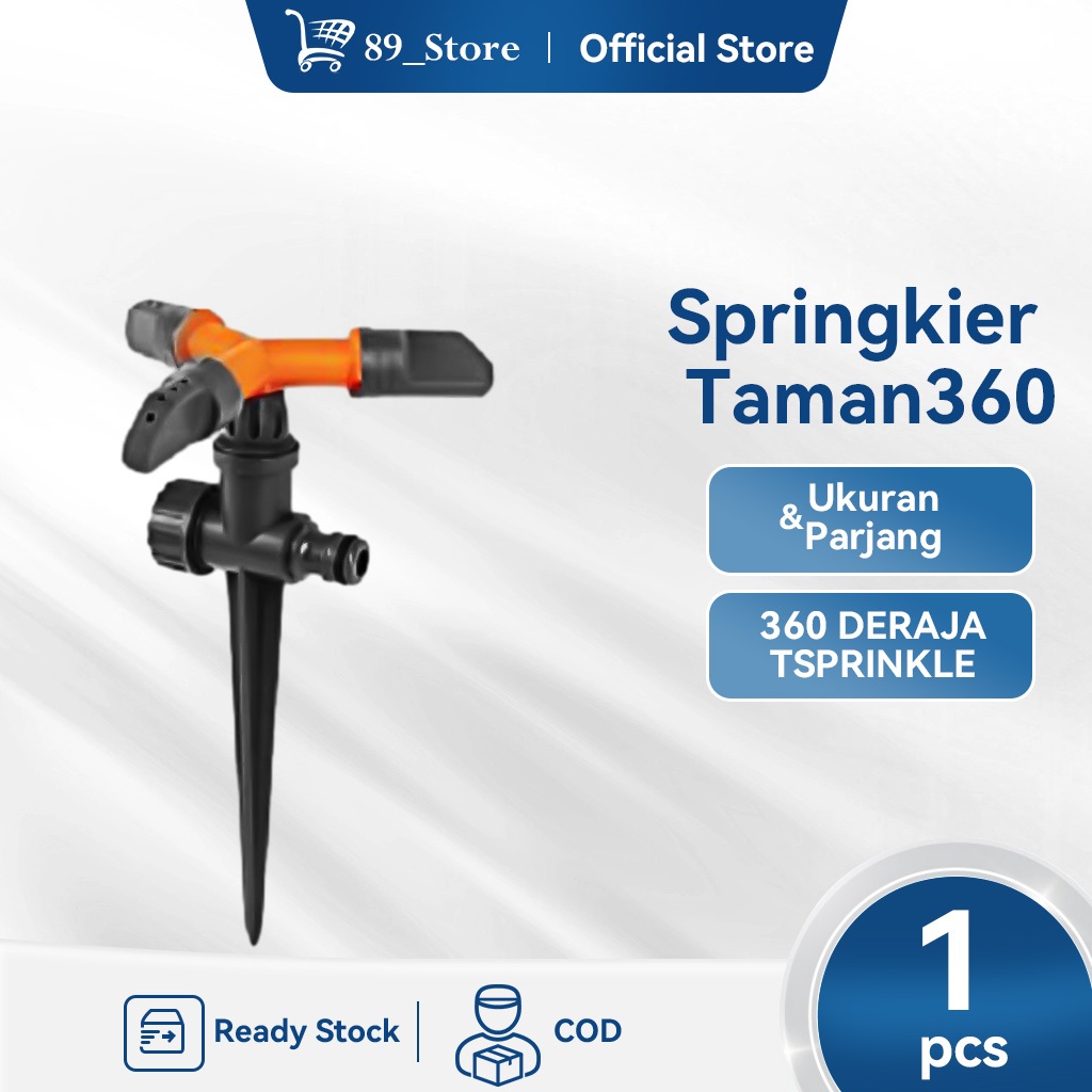 Jual SPRINKLER TAMAN MUTER 360 DERAJAT FULL SET / SEMPROTAN AIR TAMAN ...