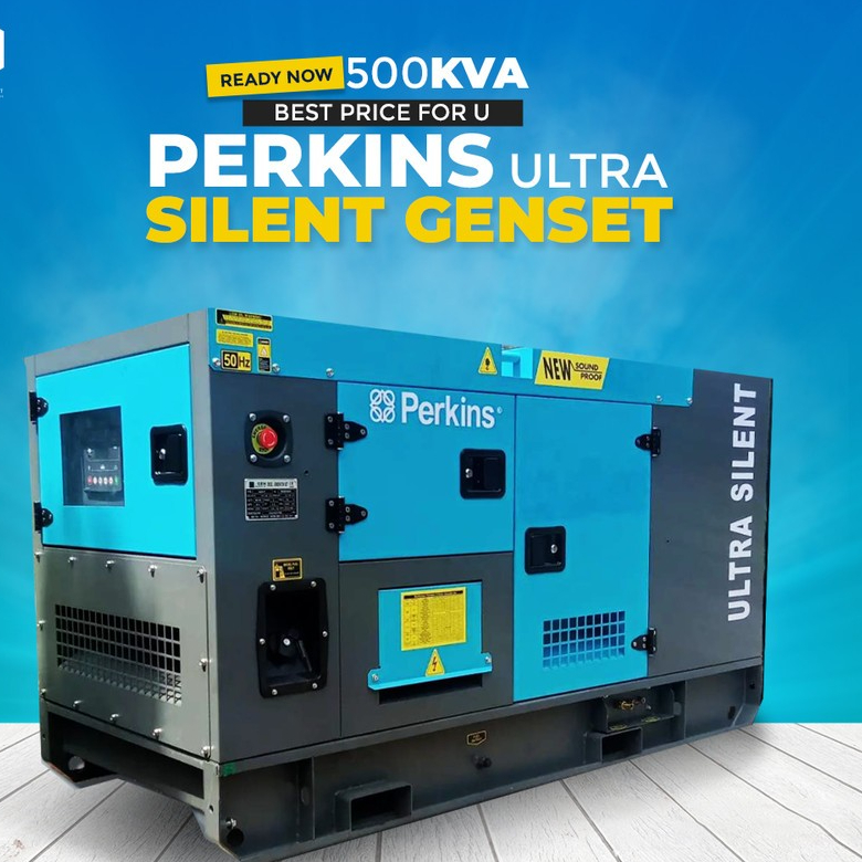Jual Genset Silent | 500 KVA | Genset Diesel Perkins Ultra Silent ...