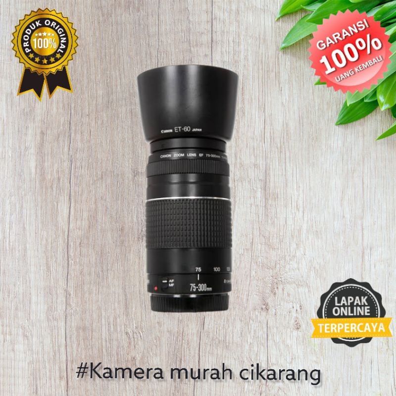 Jual LENSA TELE CANON 75-300MM MURAH ORIGINAL BERKUALITAS | Shopee ...