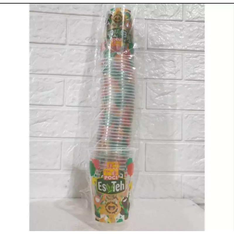 Jual Cup logo Poc! 16oz 1 bungkus ( 50 cup ) | Shopee Indonesia