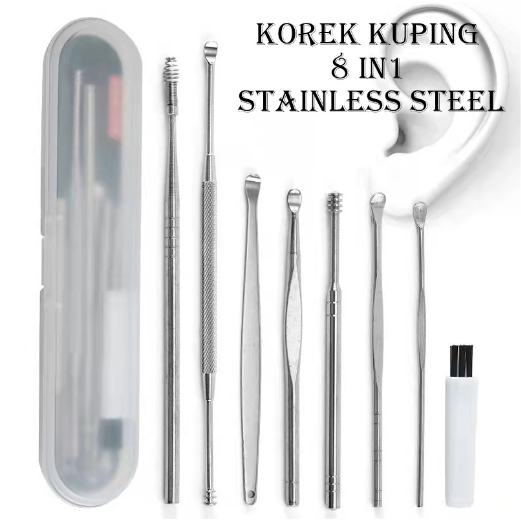 Jual ENISOO STORE - SET 8 IN 1 Korek Kuping Set isi 8 / Alat Pembersih ...