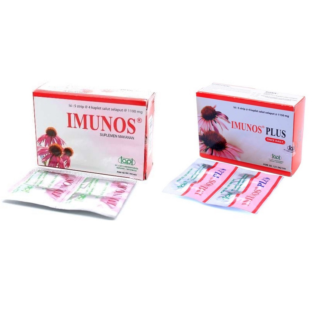 Jual IMUNOS PLUS Strip - Imunos 4 Tablet - Multivitamin Penambah Daya ...