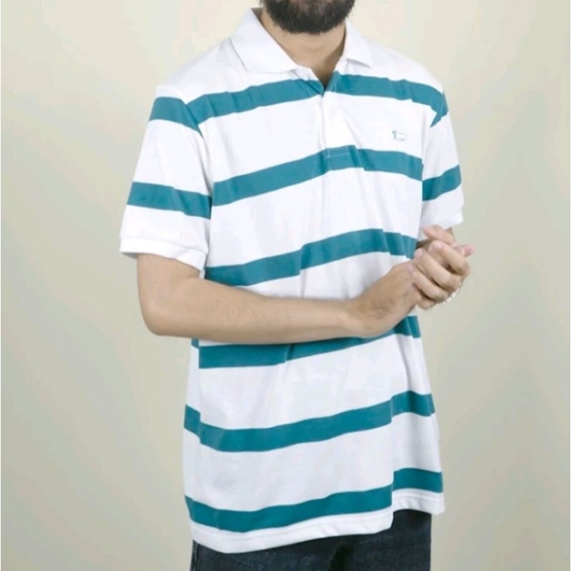Jual Kaos Polo Pria Motif Garis ( Salur ) Walrus Original | Shopee Indonesia