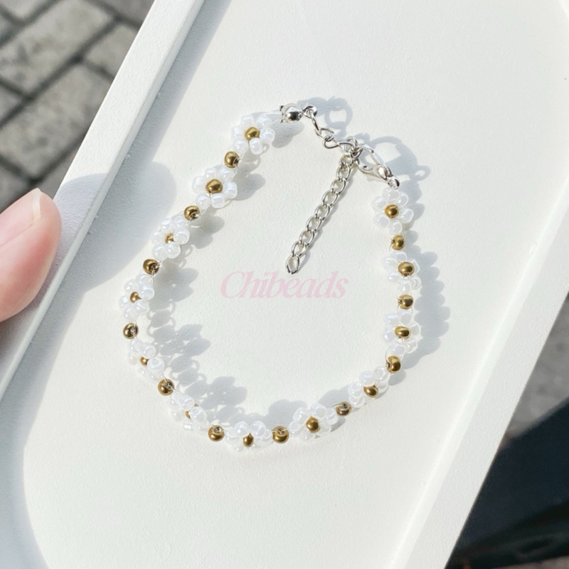 Jual Gelang Bunga Daisy Aesthetic Full Bunga | Shopee Indonesia