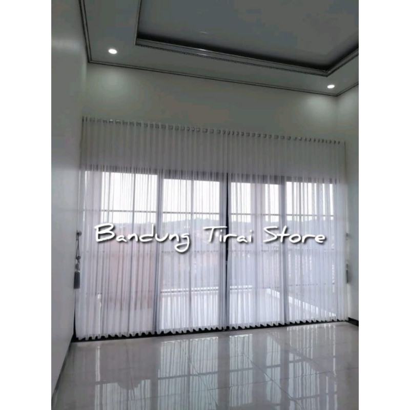 Jual Gorden Vitrase Putih Polos Import Semokring Tinggi 200 220 230 250 ...