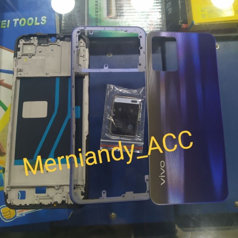 Jual Kessing hausing fullset frame lcd Vivo Y21/ Y21S/ Y21T/ Y21A/ Y33T ...