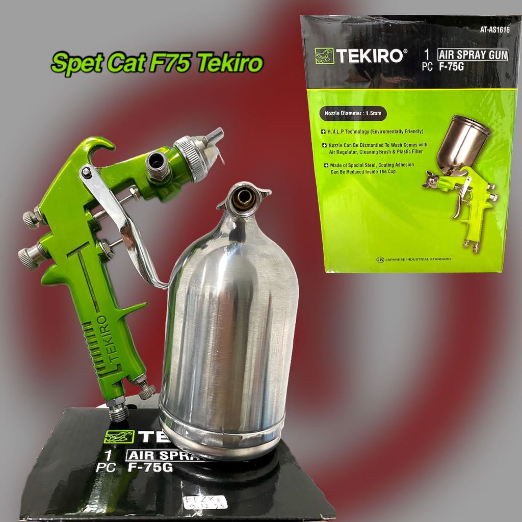 Jual Spray Gun TEKIRO/Spet Cat Tekiro F75 400cc Tabung Atas | Shopee ...