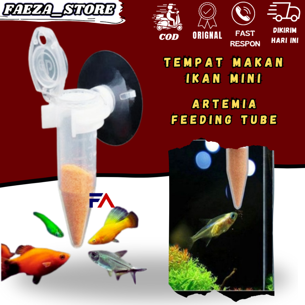 Jual tempat makan ikan mini khusu ikan kecil pelet micro FAEZA_STORE ...