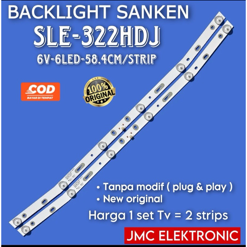 Jual Backlight TV SANKEN 32 Inch SLE-322HDJ SLE322HDJ | Shopee Indonesia