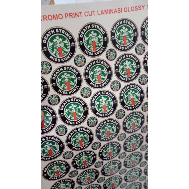 Jual stiker cromo gelasan laminasi dan cutting | Shopee Indonesia